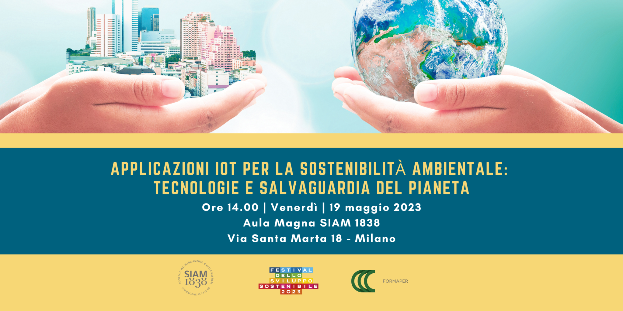 Evento 19 maggio 2023 “Applicazioni IoT per la sostenibilità ambientale: tecnologie e ...